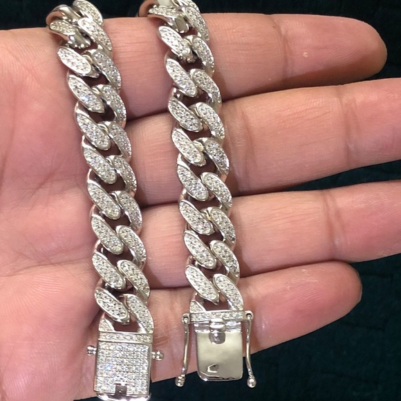 Accessories | Brand New White Gold Plated Watchbraceletchain | Poshmark